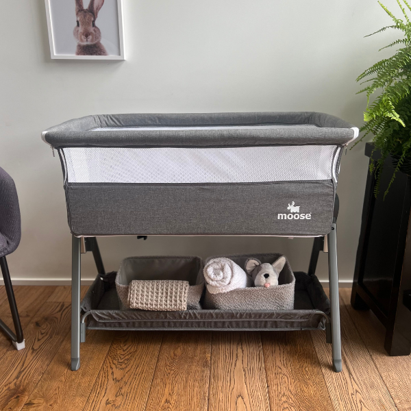 Eden Co-Sleeper Crib (with two FREE mattress protectors) – MooseBaby